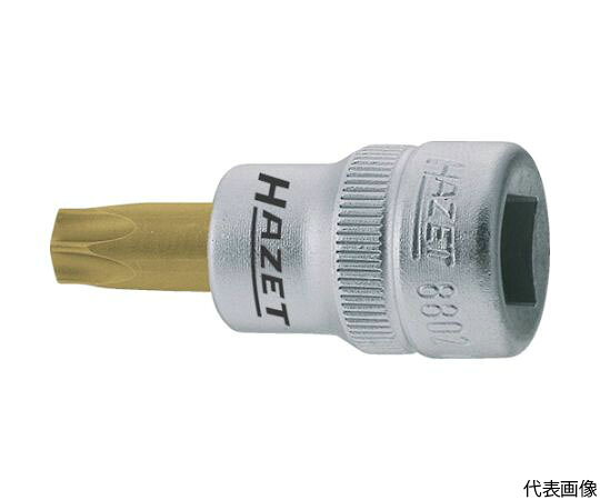 HAZET TORXビットソケット（差込角9.5mm） 8802-T45 1個●HAZETの代名詞とも言われるヘキサゴンソケットの生産技術を踏襲したトルクス?ソケットです。●ソケット部とブレードに適した素材を使い分けることで、強度とねばりの...