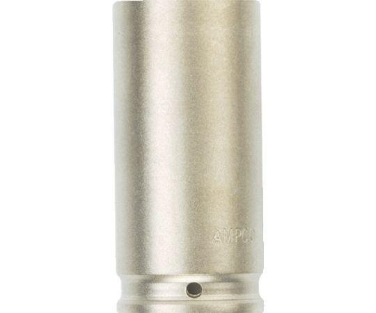 Ampco 防爆インパクトディープソケット　差込み12.7mm　対辺11mm AMCDWI-1/2D11MM 1個●インパクト用ディープタイプ六角ソケットです。●石油化学工場、精油所、精錬所、船舶、ガス工場、ペイント工場、化学工場など火花を...