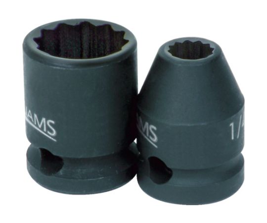WILLIAMS インパクト用ソケット 3/8 12角 対辺寸法7mm JHW36607 1個●SUPER TORQUE?により、ボルト・ナットを変形させずに高いトルクを伝達できます。●面接触でボルト・ナットをしっかり捉えます。●電動、エア...