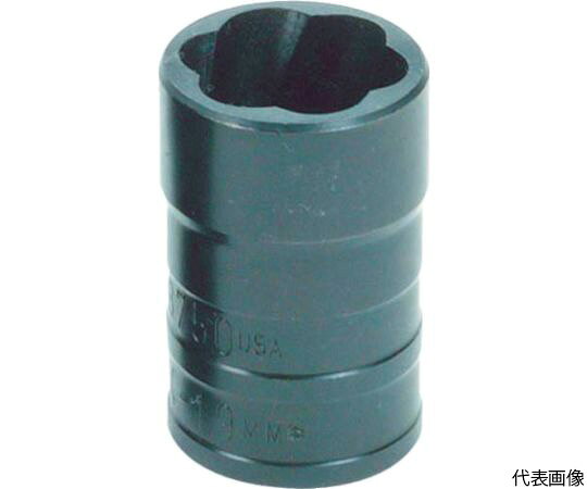WILLIAMS 1/2ドライブ　ターボソケット　15mm JHWTS51591 1個●簡単に素早く角が丸まったボルト・ナットを外すことができます。●トルクを掛けるとボルト・ナットに食いつきます。●ハンマーで叩き込む必要はありません。●電動...