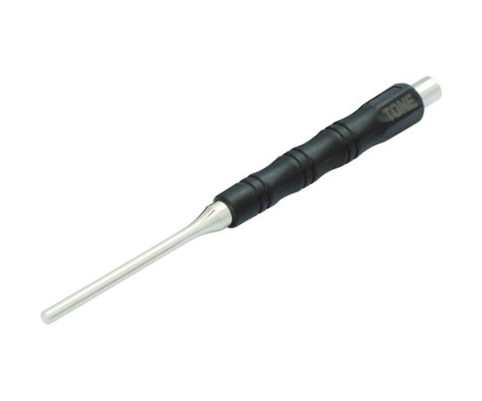 TONE ピンポンチ4.5mm PP-4.5 1個●平行ピン・スプリングピン・テーパーピンの抜き差し作業に最適です。●握りやすく、すべりにくい凹凸形状グリップです。●転がりにくい六角形状です。●スプリングピンなどの抜き取り作業に。●全長（m...