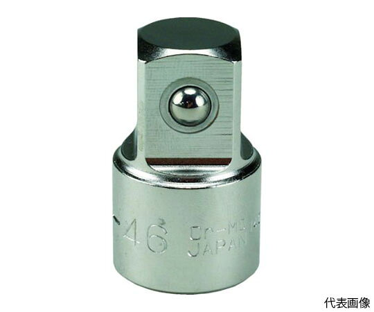フラッシュツール アダプター　凹9.5mm　凸6.35mm SAD-32 1個●差込角の大きさを変換するアダプターです。●SAD-43、64、86はより強度の高いニッケルクロムモリブデン鋼（SNCM）製です。●差込角凹（mm）：9.5●差込...