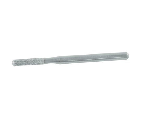 トラスコ中山 ダイヤモンドインターナルバー円筒先丸　Φ2.5X刃長12X軸3mm T3-725M 1本●頭頂部がR形状のため、穴あけや小さい穴のバリ取りなどの使用に向いています。●ヌープ硬度約7000（地球上で最も硬い物質）で金属類、大理石...