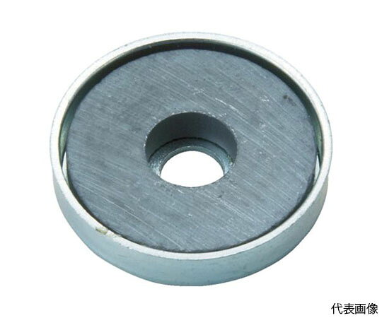 トラスコ中山 キャップ付フェライト磁石 丸形穴あり 外径66mmX厚み9.8mm 5個入 TFC66RA-5P 1袋(5個入)●キャップを付けることにより、磁石単体より5倍〜10倍の吸着力が上がります。●吸着用。●表面磁束密度（T）：0.2...