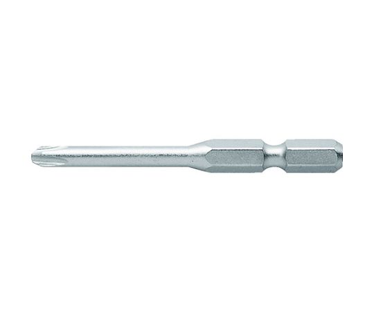 トラスコ中山 ネジに喰いつくビット2本組　段付　+2X65mm　MG付 TKB-D2-65 1パック(2本入)●ねじとかん合する面に形成されたダブルの突起がねじに喰いつく画期的な構造の電動用段付きビットです。●表面が硬く均一でサビに強い無電...
