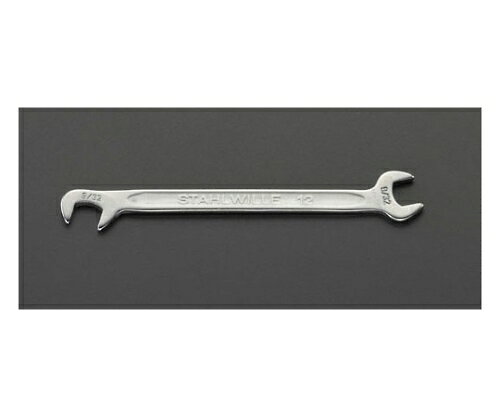 エスコ 薄口スパナ(ダブルアングル) 5/32"×70mm/2.0mm EA615A-101 1本●厚みが2〜3mmの大変薄いスパナ。●サイズ(インチ)／5/32●厚み(mm)／2●全長(mm)／70●インチサイズ●コード番号／EA615A...