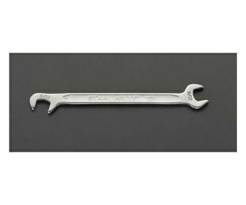 エスコ 薄口スパナ(ダブルアングル) 13/64"×78mm/2.0mm EA615A-103 1本●厚みが2〜3mmの大変薄いスパナ。●サイズ(インチ)／13/64●厚み(mm)／2●全長(mm)／78●インチサイズ●コード番号／EA61...