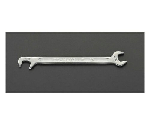 エスコ 薄口スパナ(ダブルアングル) 15/64"×78mm/2.0mm EA615A-105 1本●厚みが2〜3mmの大変薄いスパナ。●サイズ(インチ)／15/64●厚み(mm)／2●全長(mm)／78●インチサイズ●コード番号／EA61...