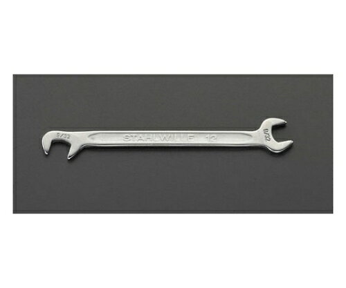 エスコ 薄口スパナ(ダブルアングル) 11/32"×103mm/3.0mm EA615A-109 1本●厚みが2〜3mmの大変薄いスパナ。●サイズ(インチ)／11/32●厚み(mm)／3●全長(mm)／103●インチサイズ●コード番号／EA...