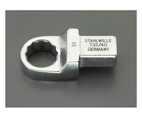 エスコ めがねヘッド(14x18mmジョイント用) 41mm EA723SC-41 1個●EA723S-26/-28用●対辺(mm)：41●サイズ(幅×厚み)mm：60×20●ヘッド差込角：14×18mm●コード番号：EA723SC-41
