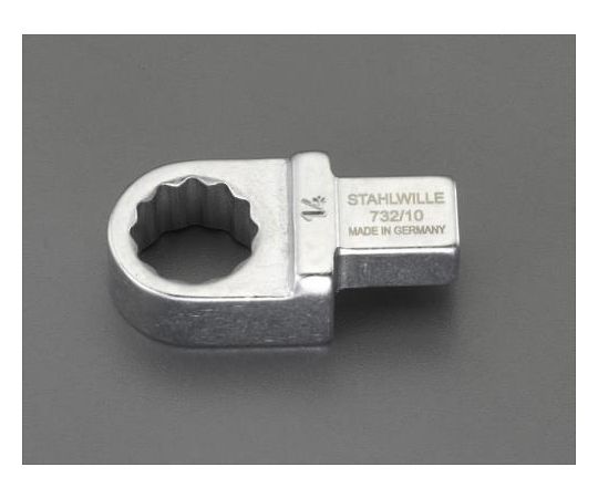 エスコ めがねヘッド(9x12mmジョイント用) 8.0mm EA723SD-8 1個●AS-drive（面接触）を採用したメガネヘッド。●対辺（mm）：8●サイズ（幅×厚み）mm：14.2×8●ヘッド差込角：9×12mm●重量（g）：40...