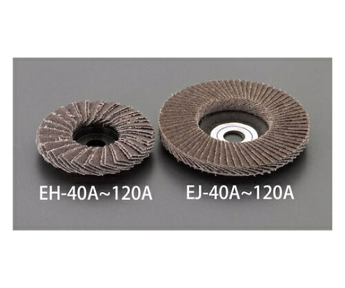 エスコ 58×9.53mm/＃120ディスクホイール EA809EH-120A 1枚●サイズ：直径58×9.53mm穴●粒度：＃120●砥粒：A●最高使用周速度：63m/s(3，800m/min)●最大回転数：20，750rpm●一般鋼、ス...