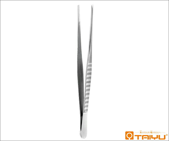 TAIYU（大祐医科工業） 荒筋外科鑷子 無鈎 併式 ダボ無 全長23cm TY-W005A 1本●形状：無鈎●タイプ：併式●ダボ無●全長：23cm医療機器クラス1医療機器承認番号:13B3X10249000006