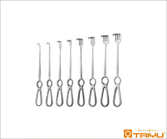 TAIYU（大祐医科工業） コヘル多爪鈎 4爪 鈍 幅21mm 全長22cm TY-314B 1本●先端形状：4爪、鈍●幅21mm●全長：22cm医療機器クラス1医療機器承認番号:13B3X10249000016