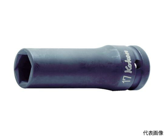 トップ工業 絶縁ディープソケット　差込角9.5mm　19mm DS-319ZR 1個●240V以下の絶縁仕様です。●絶縁性能が高いフッ素樹脂を紛体塗装で2重コーティングしており、0.5mm厚の超薄膜で作業性に優れています。●ガラス繊維入りフ...