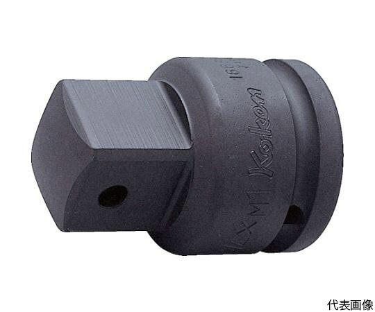 山下工業研究所 12.7mm差込　インパクトアダプター　凸19mm差込 14466A-B 1個●インパクトレンチの差込角を変換するアダプターです。●凸側ボールロック式です。●差込角凹（mm）：12.7●差込角凸（mm）：19.0●全長（mm...