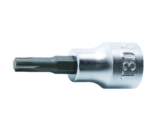 山下工業研究所 トルクスビットソケット　T10　差込角9.5　先端2.7　50L 3025.50-T10 1個●ラチェットハンドルを始めとする各種ハンドル類と組み合わせることにより、L型レンチでは不可能な作業が可能となります。●トルクスボル...