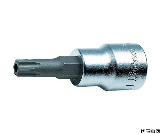 山下工業研究所 トルクスビットソケット　T50　差込角9.5　先端8.9　50L 3025.50-T50H 1個●いじり止めトルクス?ボルト用のビットソケットです。●ラチェットハンドルを始めとする各種ハンドル類と組み合わせることにより、L型...