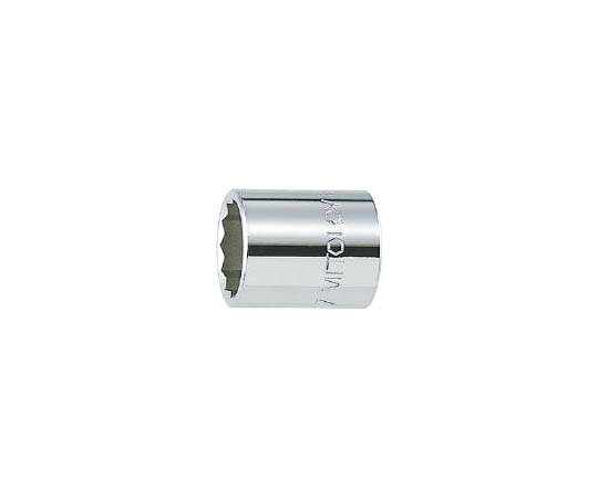 ミトロイ（水戸工機） 3／8　スペアソケット　（12P）　15mm 3M15 1個●差込角9.5mm用です。●口径は12角です。●作業におけるボルト・ナットの締め・ゆるめ用です。●対辺寸法(mm)：15●差込角(mm)：9.5●全長(mm)...