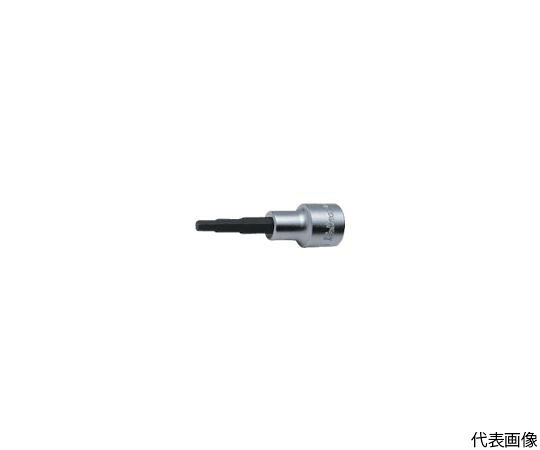 山下工業研究所 ヘックスビットソケット　対辺4　差込角12.7　全長50 4010M.50-4 1個●6角穴付ボルト用のヘックスビットソケットです。●ラチェットハンドルを始めとする各種ハンドル類と組み合わせることにより、L型レンチでは不可能...