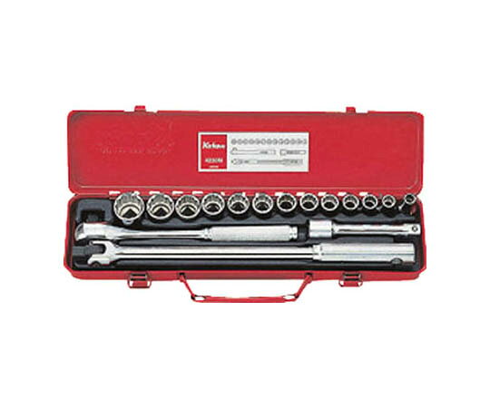 山下工業研究所 ソケットセット 4230A 1個●1/2(12.7mm)差込●ソケットセット●17ヶ組●コード番号：811-9348