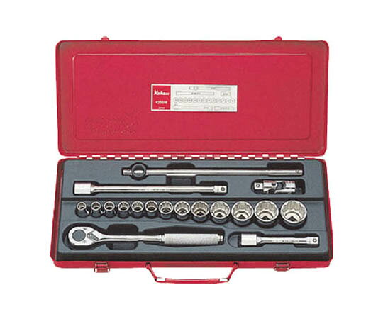 山下工業研究所 ソケットセット 4250M 1個●1/2(12.7mm)差込●ソケットセット●18ヶ組●コード番号：811-9358
