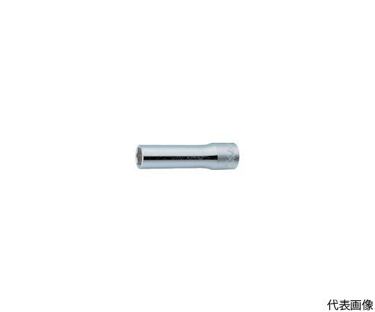 山下工業研究所 6角ディープソケット　対辺11　差込角12.7　全長77 4300M-11 1個●ボルト/ナットに接する開口部（6角）はもちろんのこと、差し込み側の四角駆動部にも角を傷めずハイトルクを確実に伝える面接触のフラットドライブを採...