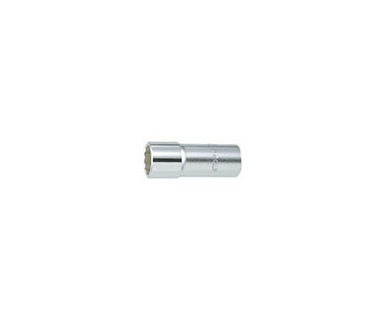 ミトロイ（水戸工機） 1／2　スペアソケット　ディープ　（12P）　22mm 4ML22 1個●差込角12.7mm用です。●口径は12角です。●ロングタイプです。●作業におけるボルト・ナットの締め・ゆるめ用です。●対辺寸法(mm)：22●差...