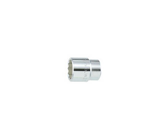 ミトロイ（水戸工機） 3／4　スペアソケット　（12P）1−5／16（6M−1−5／16） 642B 1個●差込角19.0mm用です。●口径は12角です。●作業におけるボルト・ナットの締めゆるめ用です。●差込角(mm)：19.0●全長(mm...