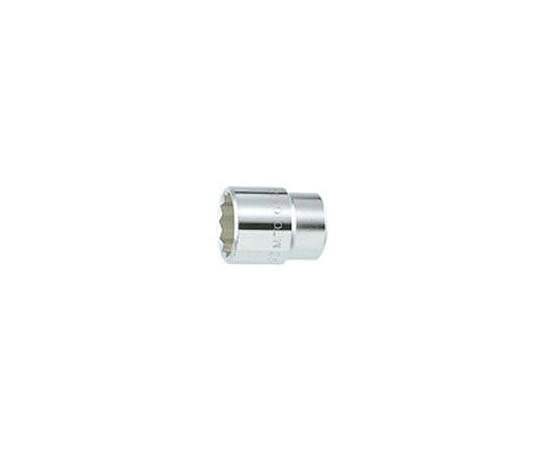 ミトロイ（水戸工機） 3／4　スペアソケット　（12P）　22mm 6M22 1個●差込角19.0mm用です。●口径は12角です。●作業におけるボルト・ナットの締め・ゆるめ用です。●対辺寸法(mm)：22●差込角(mm)：19.0●全長(m...