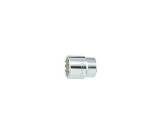 ミトロイ（水戸工機） 3／4　スペアソケット　（12P）　63mm 6M63 1個●差込角19.0mm用です。●口径は12角です。●作業におけるボルト・ナットの締め・ゆるめ用です。●対辺寸法(mm)：63●差込角(mm)：19.0●全長(m...