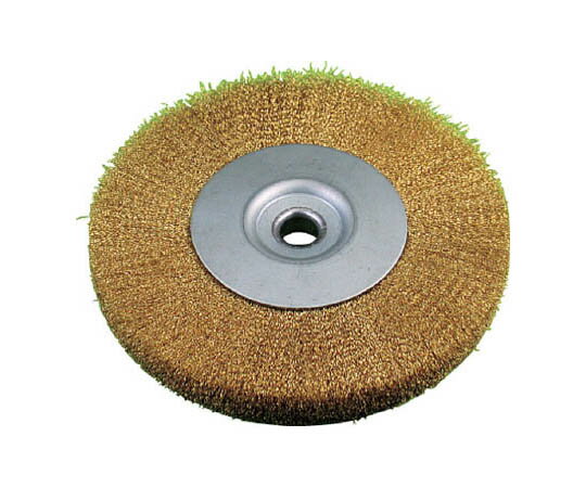 柳瀬 ホイール型軸付ブラシ 真鍮　32x10x13x20x6 BPMC33 1個●32×10×13×20×6●真鍮φ0.15●コード番号：812-4051