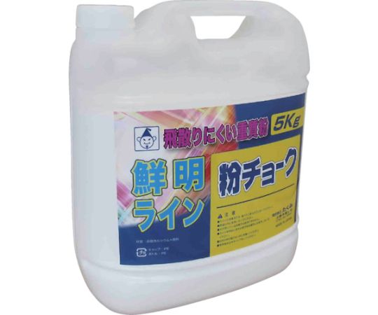 たくみ 粉チョーク5kg　白 2231 1本●飛び散りにくい重質粉チョークです。●密閉容器入りで湿気による粉チョークの変質を防ぎます。●チョークライン用に。●チョークライン用粉チョーク●色：白●容量（g）：5000●ボトルサイズ（mm）：直...