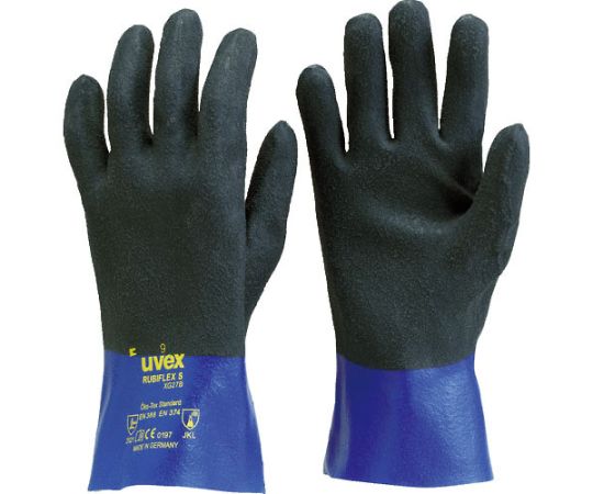 uvex ルビフレックス　S　XG27B　Lサイズ 6056069 1双●多様な現場で耐久性を発揮する多層構造になっております。●傑出したドライ、ウェットグリップ力と人間工学に基づく快適なフィット感があります。●多くの化学物質に対し優れた耐...