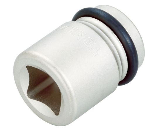 TONE インパクト用インナーソケット　差込角19.0mm　対辺寸法20mm 6A-20BA 1個●バス・トラック用インナーナット着脱専用ソケットです。●Oリング仮置き構造により、レンチにインパクト用ソケットを着脱する際にOリングを一旦溝に...