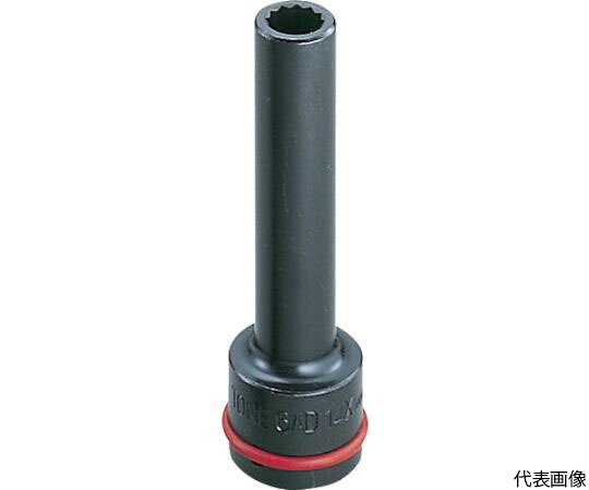 TONE ヘッドボルトソケット　14mm 6AD-14X 1個●エンジンのシリンダーブロックとガスケット、シリンダーヘッドを固定するボルトの着脱専用ソケットです。●ボルト・ナットの締付け・緩め作業用。●対辺寸法（mm）：14●差込角（mm）...