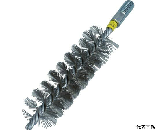 トラスコ中山 チューブブラシ　スパイラル型　ステンレス　Φ50 CB-50SUS 1本●スパイラル型ブラシは、煙突掃除用ブラシなどにみられる様な針金を芯線にしてそれをねじることにより、線材を固定しているブラシです。●パイプ内径、ねじ孔の内面...