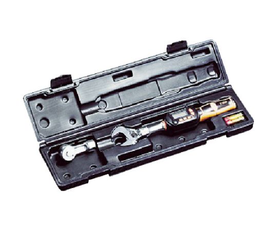 トップ工業 モンキ形/ラチェット形 デジタルトルクレンチセット 調整範囲27〜135N・m DS135-15BN 1丁●モンキ形トルクヘッドとラチェット形トルクヘッドがセットされ、様々な締め付け、トルク値測定のシーンに対応できます。●ブロー...