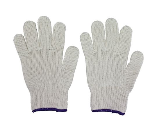 福徳産業 5ゲージ純綿極厚地9本編み　10双組 EG-230 1組(10双入)●9本編みで厚地です。●一般軽作業●色：生成●サイズ：L●全長（cm）：22.5●手のひら周り（cm）：19.0●中指長さ（cm）：7.5●厚さ（mm）：3●ゲー...