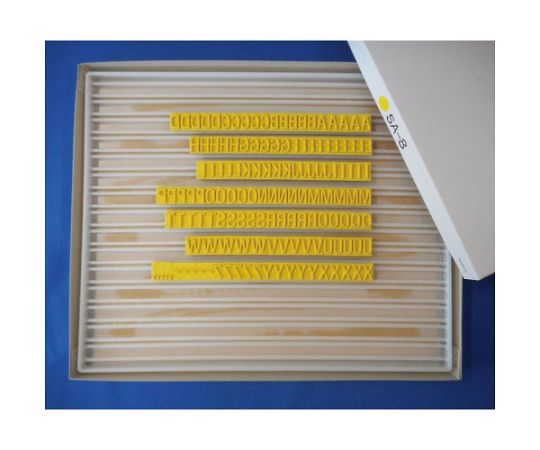 山崎産業（コンドル） 産業用スタンプ フラットスタンプ・ロールマーカー用差替式ゴム活字 SA-8（Sタイプ・英字セット）（8mm） KJ-SA-08 1セット●フラットスタンプ/ロールマーカーで使用する差替え式ゴム活字です。●印面の裏側が凸...