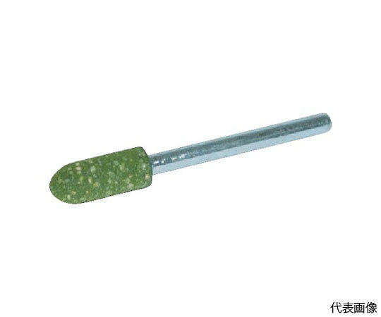 トラスコ中山 ゴム軸付砥石　砲弾型　Φ4X幅13X軸3　120#　10本入 MI1204HM 1パック(10本入)●従来のゴム砥石の使い勝手そのままに、砥石部を砲弾型に成型しました。●ドレス加工不要でそのまま使用できます。●入り組んだ形状や...