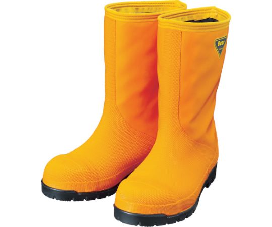 シバタ工業 冷蔵庫用長靴-40℃　NR031　29.0　オレンジ NR031-29.0 1足●-40℃に耐える超耐寒長靴です。●独自開発の抗菌・防臭キルティング素材「BLAXX」を採用し、保温性をアップしました。●かかと部を斜めカットするこ...