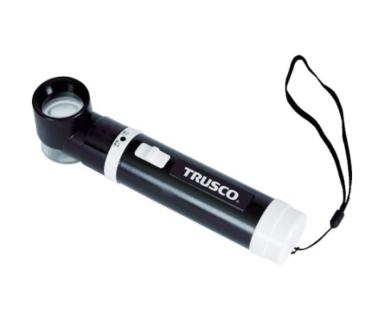 トラスコ中山 LED付きスケールルーペ　10倍 TL-10KLED 1個●LED付なので、目盛が見易く、簡易測定に便利です。●電灯部がはめ込みになっており、スケールルーペとしても使用できます。●細かい検品作業などに。●倍率（倍）：10●レン...