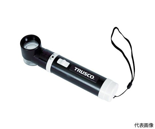 トラスコ中山 LED付きスケールルーペ　15倍 TL-15KLED 1個●LED付なので、目盛が見易く、簡易測定に便利です。●電灯部がはめ込みになっており、スケールルーペとしても使用できます。●細かい検品作業などに。●倍率（倍）：15●レン...