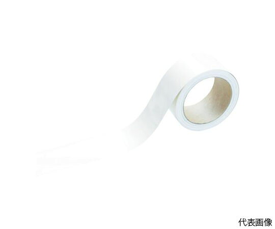 トラスコ中山 蛍光ラインテープ50mmx10m　ホワイト TLK-5010W 1巻●鮮やかな蛍光色のラインテープです。●照明によって蛍光を発し鮮明に見えるため、強い注意喚起が必要な場所に適しています。●粘着力が強力ではがれにくくなっています...