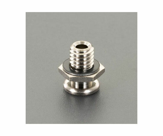 エスコ ソフト真空パッド用アダプター [φ4〜15mm用/M6] EA425PL-46 1個●適用パッド径：4/15mm●適用パッドホルダ：パッド取付ねじM6タイプ●型番：EA425PL-46