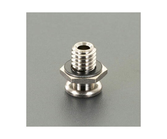 エスコ ソフト真空パッド用アダプター [φ20〜40mm用/M6] EA425PL-206 1個●適用パッド径：20/40mm●適用パッドホルダ：パッド取付ねじM6タイプ●型番：EA425PL-206