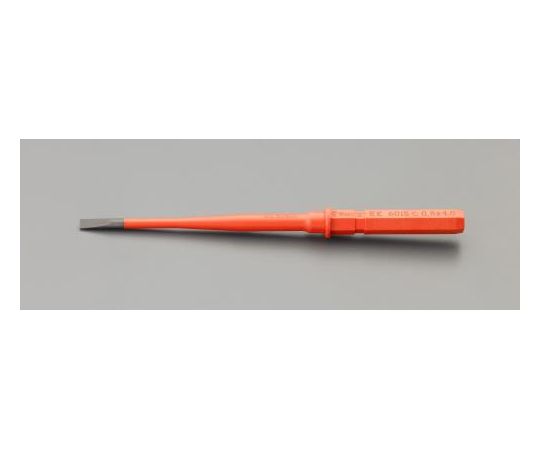 エスコ [-]ドライバービット(絶縁/先細) 4.0x0.8x154mm EA560-52 1個●1000V絶縁●六角シャンク：9mm●狭所での作業に適した先細タイプ●サイズ(mm)：(‐)4.0●全長(mm)：154●型番：EA560-52