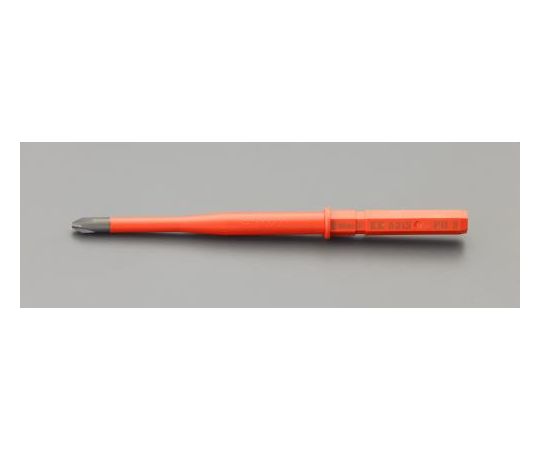 エスコ [+]ドライバービット(絶縁/先細) #1 x154mm EA560-61 1個●1000V絶縁●六角シャンク：9mm●狭所での作業に適した先細タイプ●サイズ：(＋)#1●全長(mm)：154●型番：EA560-61