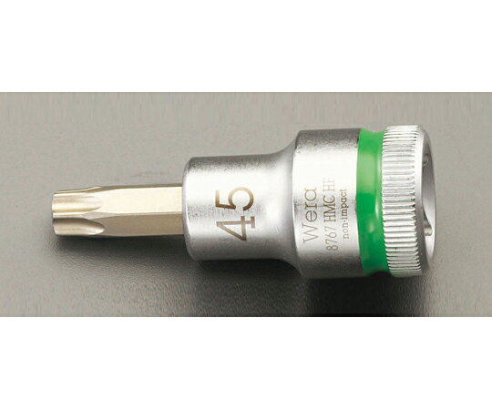 エスコ [TORX]ビットソケット（ホールド仕様）　1/2"DR/T25×60mm EA617AM-425 1個●差込角：1/2"●先端がしっかりボルト・ナット類をホールドして脱落を防ぎます。●サイズ：T25●全長(mm)：60●型番：EA...